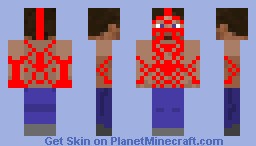 Aztec warrior Minecraft Skin