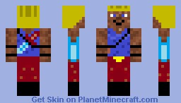 Azure Knight (Starting armor and weapons) Minecraft Skin