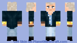 Jeffrey Epstein - Famous people (beard ver.) Minecraft Skin