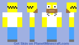 Homer Simpson Minecraft Skin