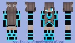 _+ Robotic Girl +_ Minecraft Skin