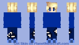 Blue Eyes Minecraft Skin