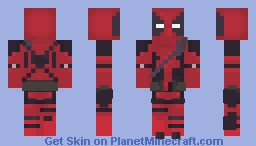 deadpool Minecraft Skin