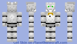 White Rabbit (Bertbert , Fnaf) Minecraft Skin