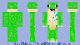 Frog Green Minecraft Skin