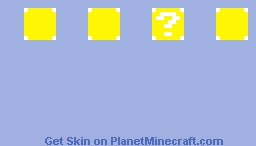 questionblock super mario series Minecraft Skin