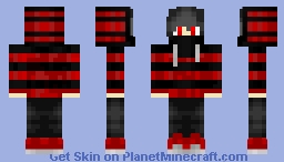Emo Red Minecraft Skin