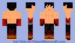 jin tekken Minecraft Skin