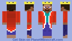 Steve King (fixed) Minecraft Skin