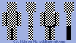 checker man Minecraft Skin