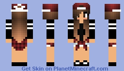 girl with black bandana Minecraft Skin