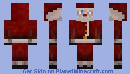 Festival map skins Bad Santa Minecraft Skin