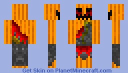 Bloody Pumpkin Minecraft Skin
