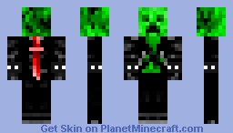 cool creeper Minecraft Skin