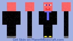 Bald worker Minecraft Skin
