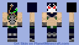 Bane from the comic The Dark Knight The Rise of Bane! Minecraft Skin