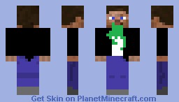 Man barfing on suit Minecraft Skin