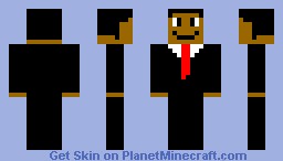 Barrack Obama Happy Minecraft Skin
