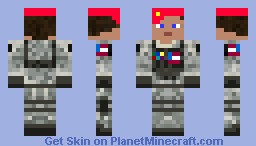 Army Barrett Minecraft Skin