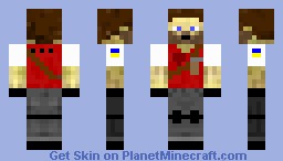 Resident evil Barry Burton Minecraft Skin