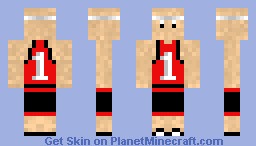Basketball Player Minecraft Skin
