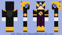 Megaman-exe / Rockman-exe: Bass Skin (Without Cloak) Minecraft Skin