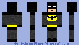 The Batman Minecraft Skin