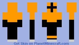 five minute battery man Minecraft Skin