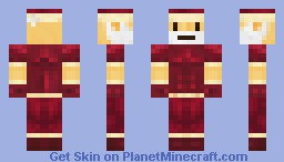 Battle Santa in armor Minecraft Skin