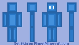 Simple Blue Minecraft Skin