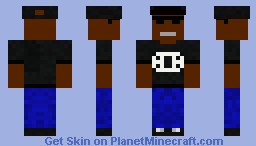 Big Black Minecraft Skin