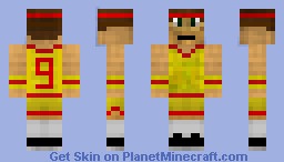 Old School Basketball Player Minecraft Skin