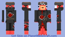 Red Akatsuki FIsh | 2022 Minecraft Skin