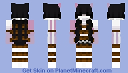 Gagged girl Minecraft Skin