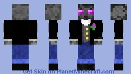 Battle and Beast Enderman Remastered Minecraft Skin