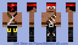 Rambo Minecraft Skin