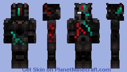 zGoharo Netherite Knight Minecraft Skin