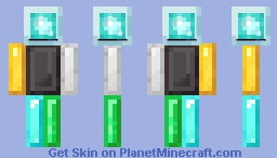 Beacon Man Minecraft Skin
