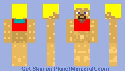 Beach Steve Minecraft Skin