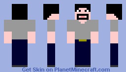 Beard guy Minecraft Skin