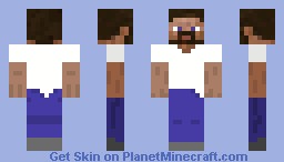 Steve's change Minecraft Skin