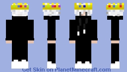 new skin black king Minecraft Skin