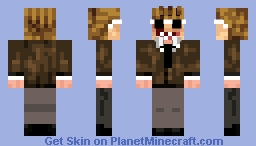 Better Distorted Max headroom Minecraft Skin