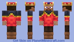 Steve King Minecraft Skin