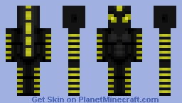 Black Alien Minecraft Skin