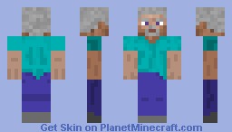 Old Steve Minecraft Skin