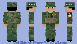 Vietnamese Border Guard (K20 Camo) Minecraft Skin