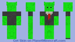 Android Logo Thingy With A Suit Minecraft Skin