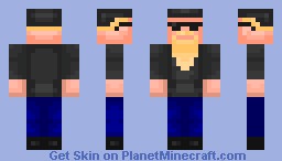 Billy Gibbons Minecraft Skin