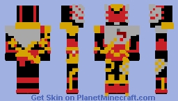 Bima-X Flame Mode Minecraft Skin